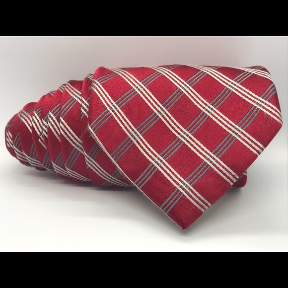 Donald Trump | Accessories | Donald J Trump Red Gray Striped President ...
